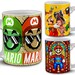 60 Mario Mug Design Bundle. Super Mario Game PNG 11oz Mug Sublimation ...