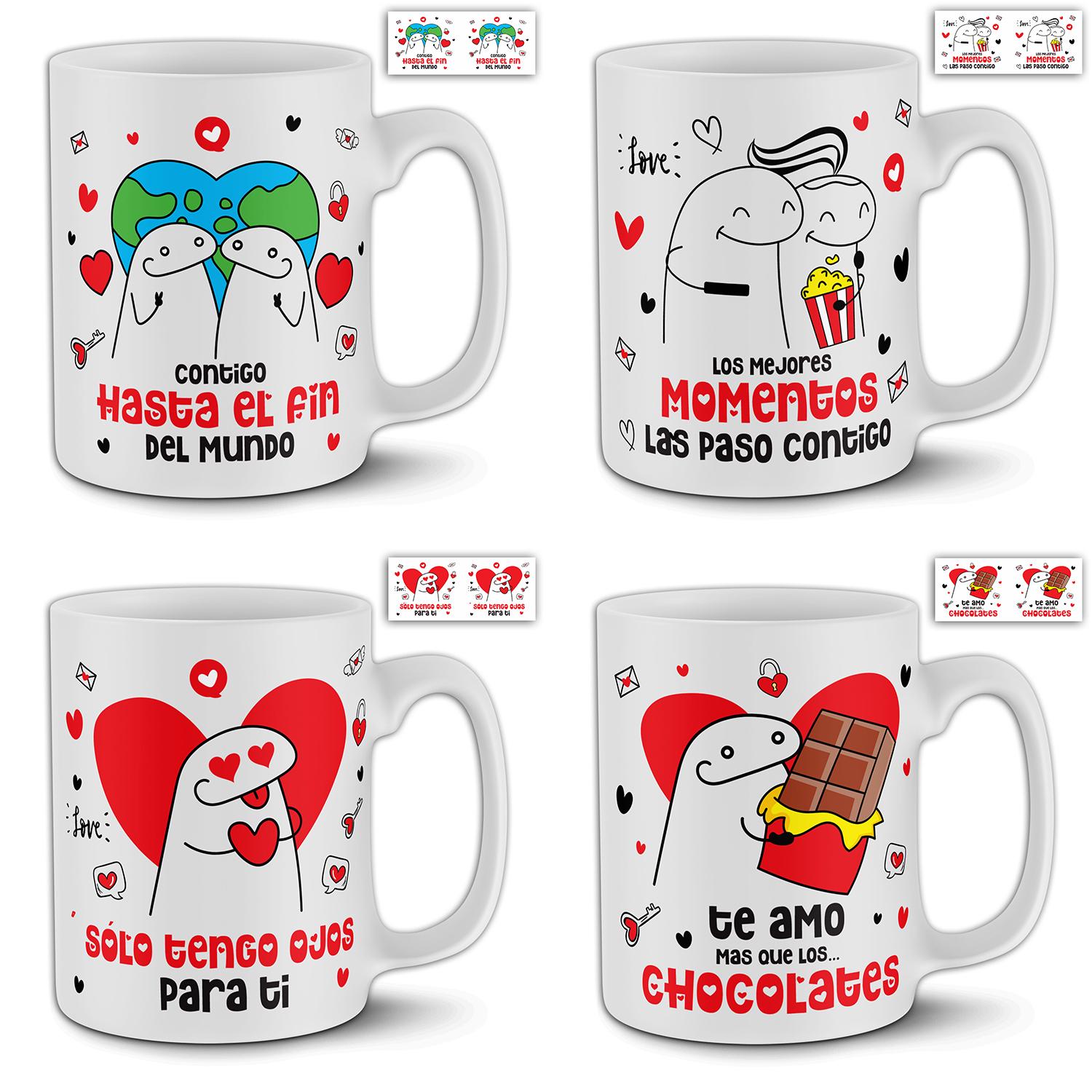 10 Flork Love Designs for 11oz Mugs. Valentine's Day Sublimation ...