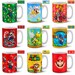 60+ Mario Mug Design Bundle. Super Mario Game PNG 11oz Mug Sublimation ...