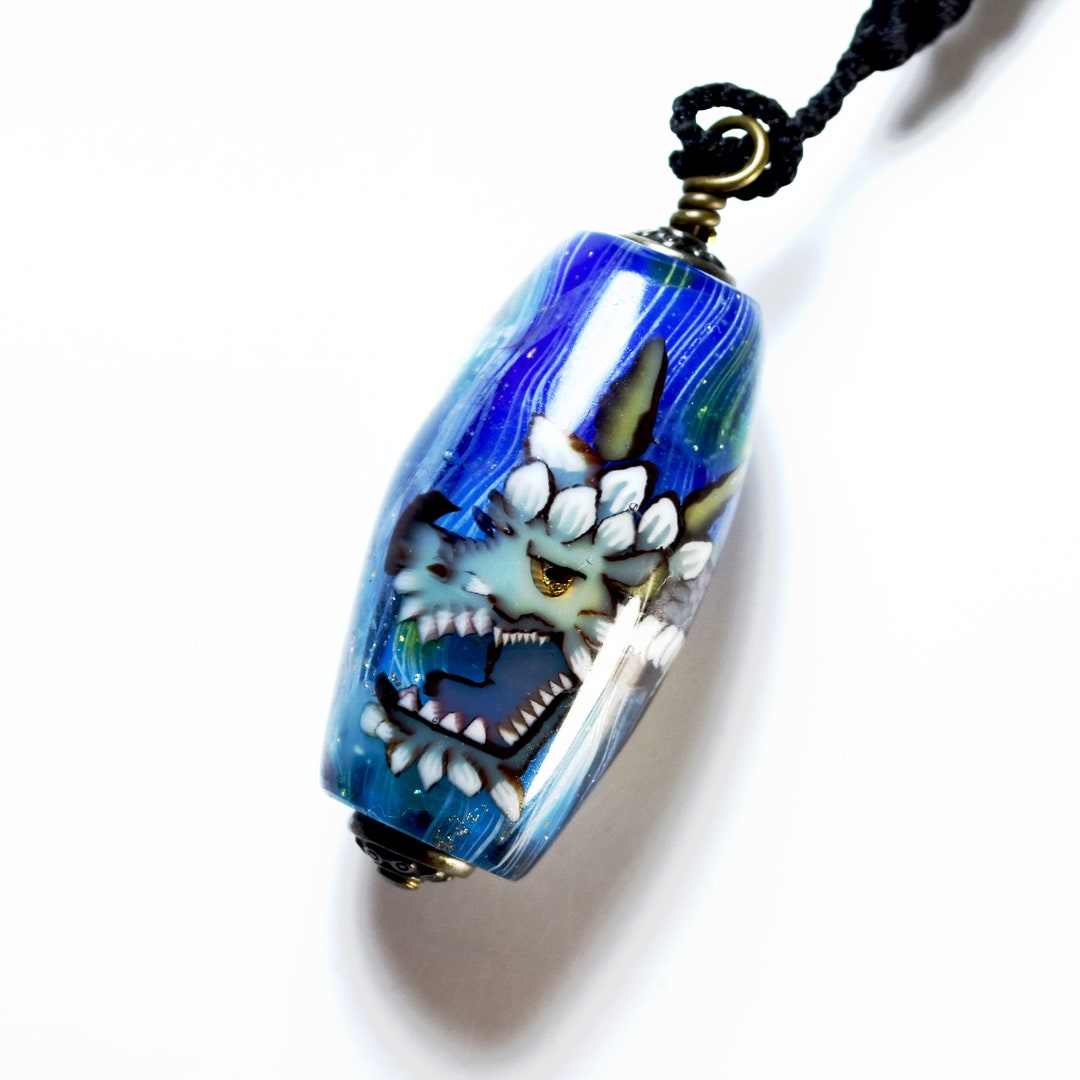 Akiko Furuki's Unique Glass Bead, "dragon" - Etsy