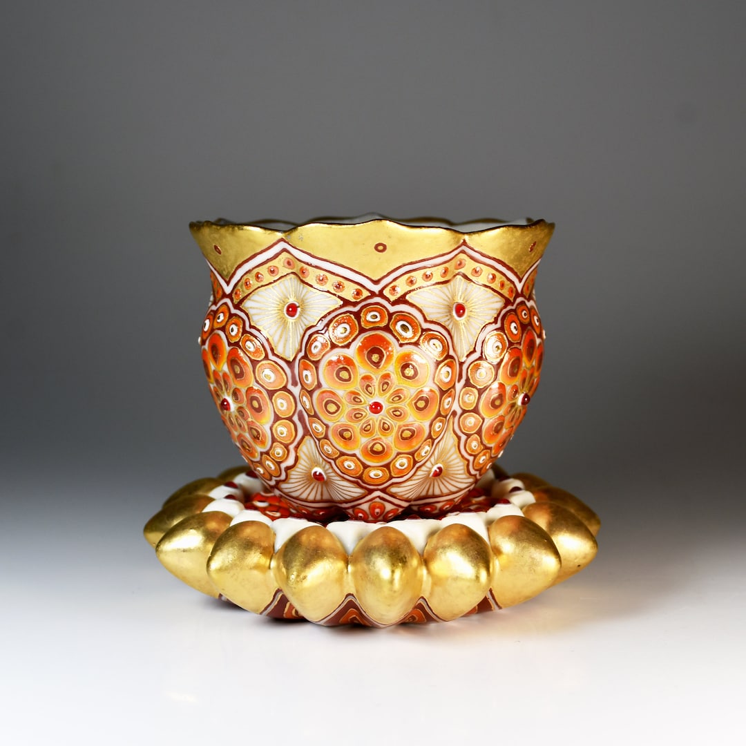 Mikiko Tomita's Sake Cup, "one Flower With Five Leaves" - Etsy
