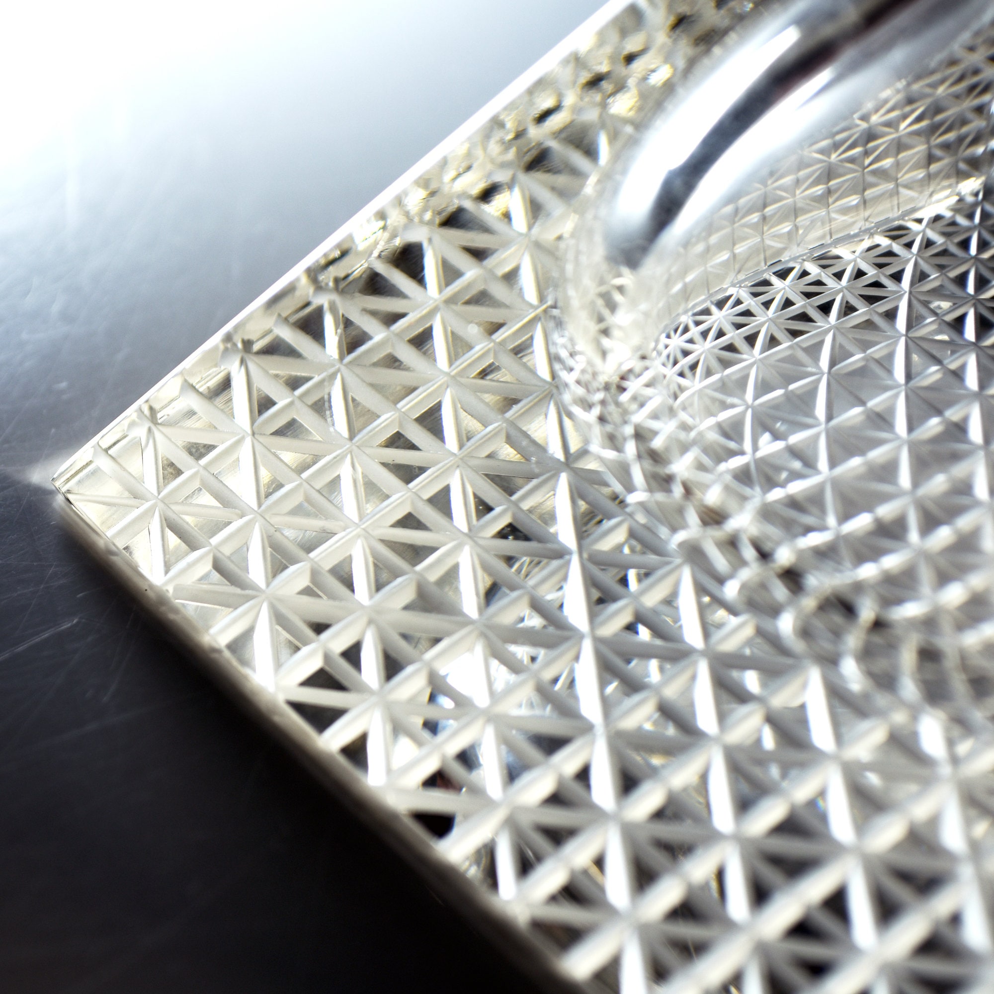 Eriko Asano's Kiriko Flower Vase, "pyramid" - Etsy