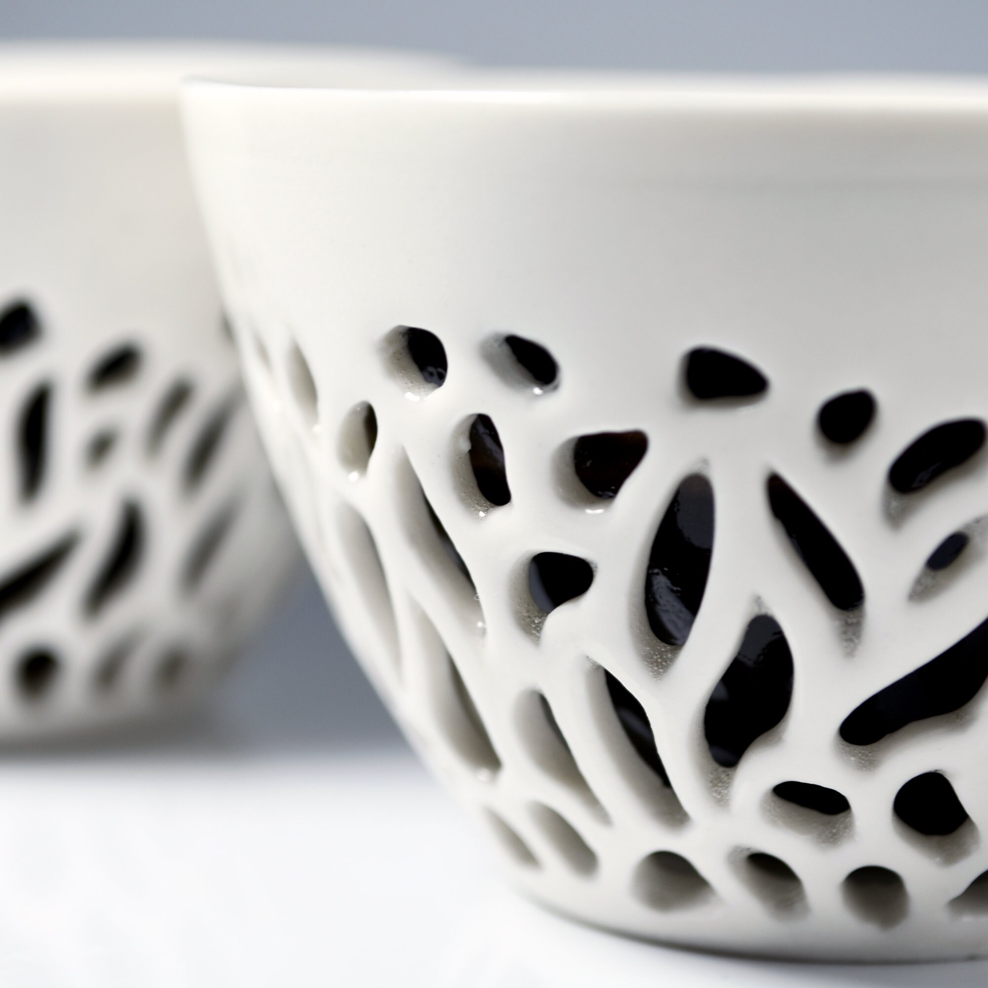 Asaka's Sake Cup, minamo No Moire moire of Water Surface, Black - Etsy