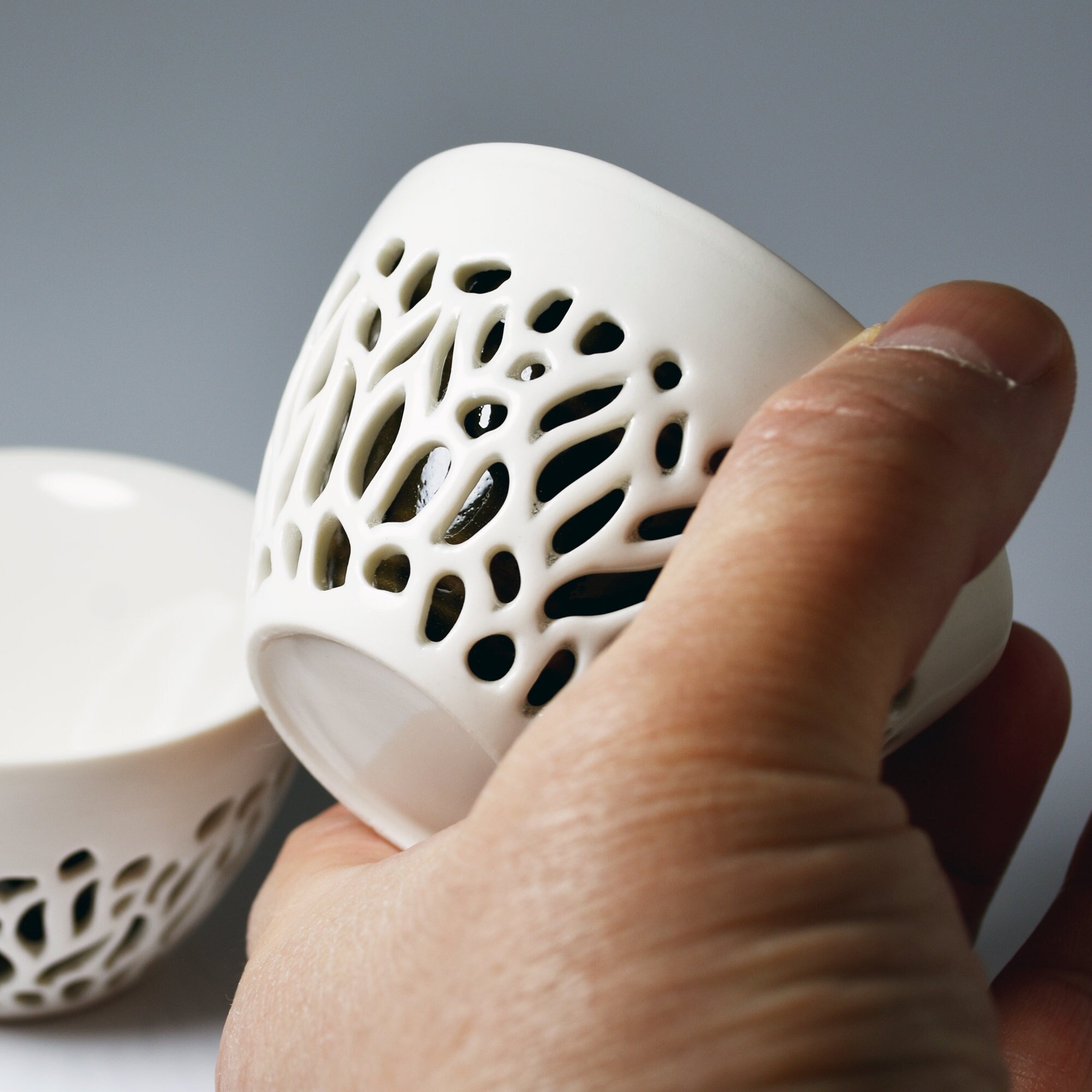 Asaka's Sake Cup, minamo No Moire moire of Water Surface, Black - Etsy