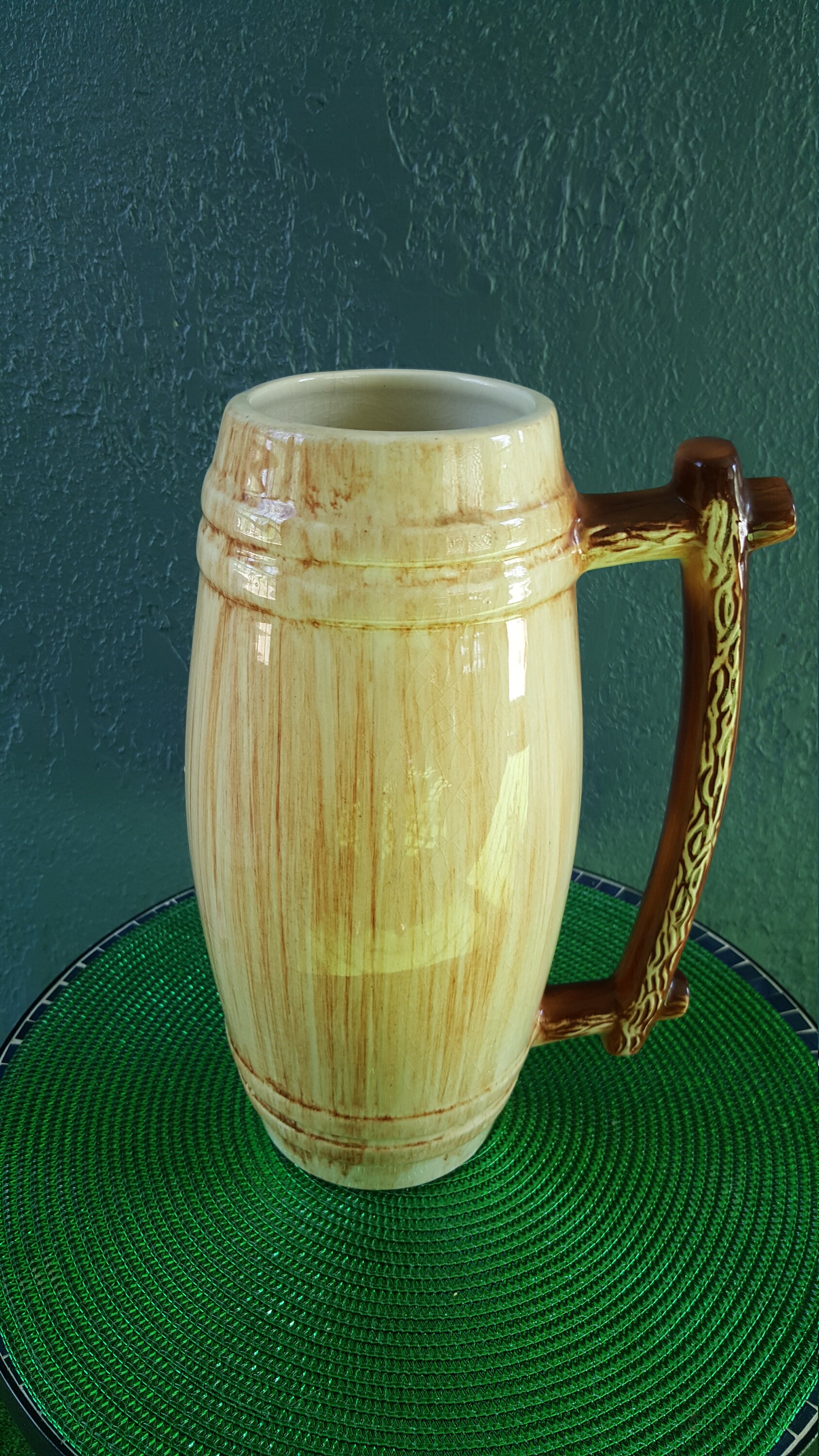 Vintage Ceramic Beer Keg Vase - Etsy