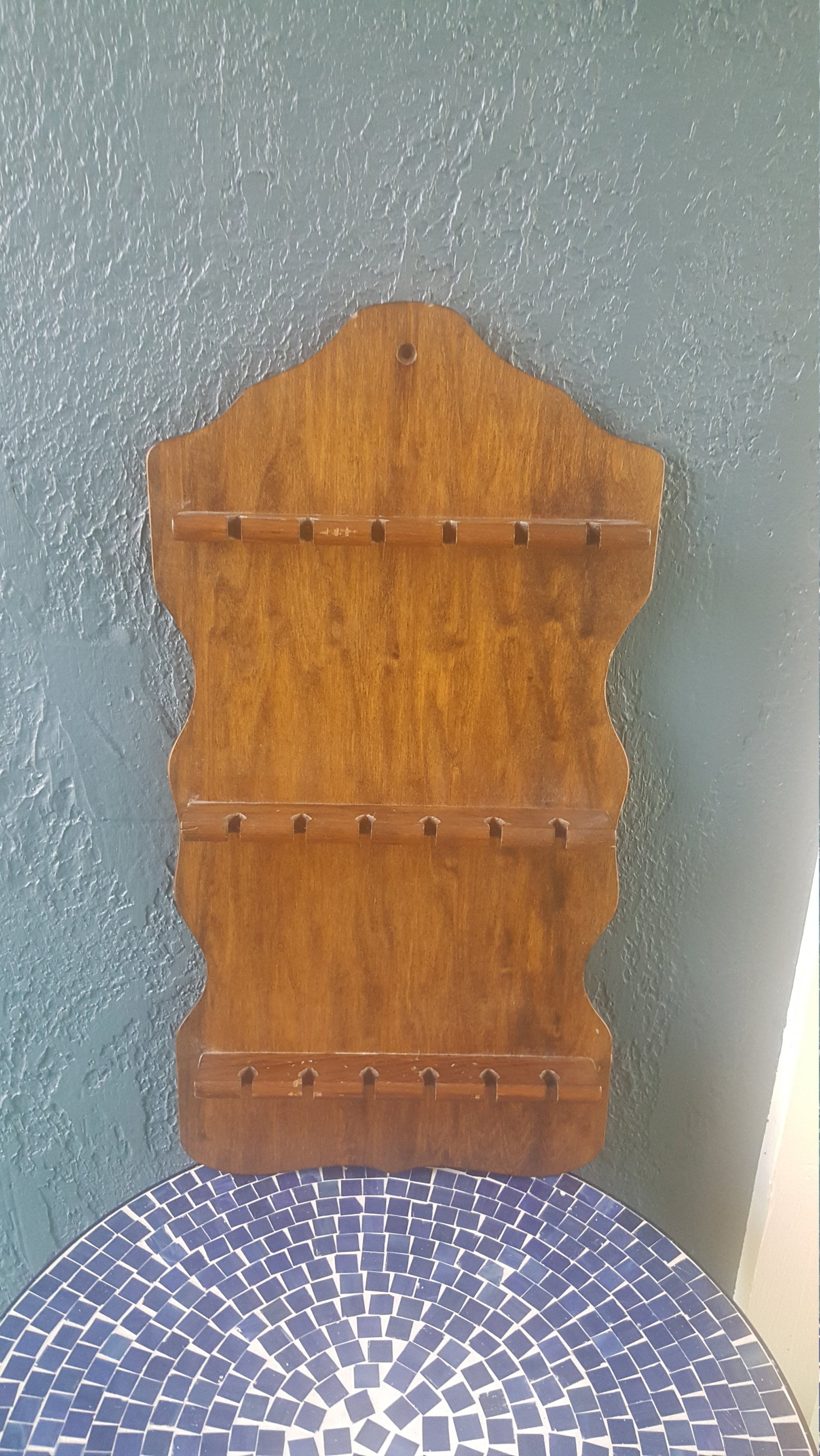 Vintage Wooden Spoon Holder Souvenir Spoon Display Holds 18 Spoons - Etsy