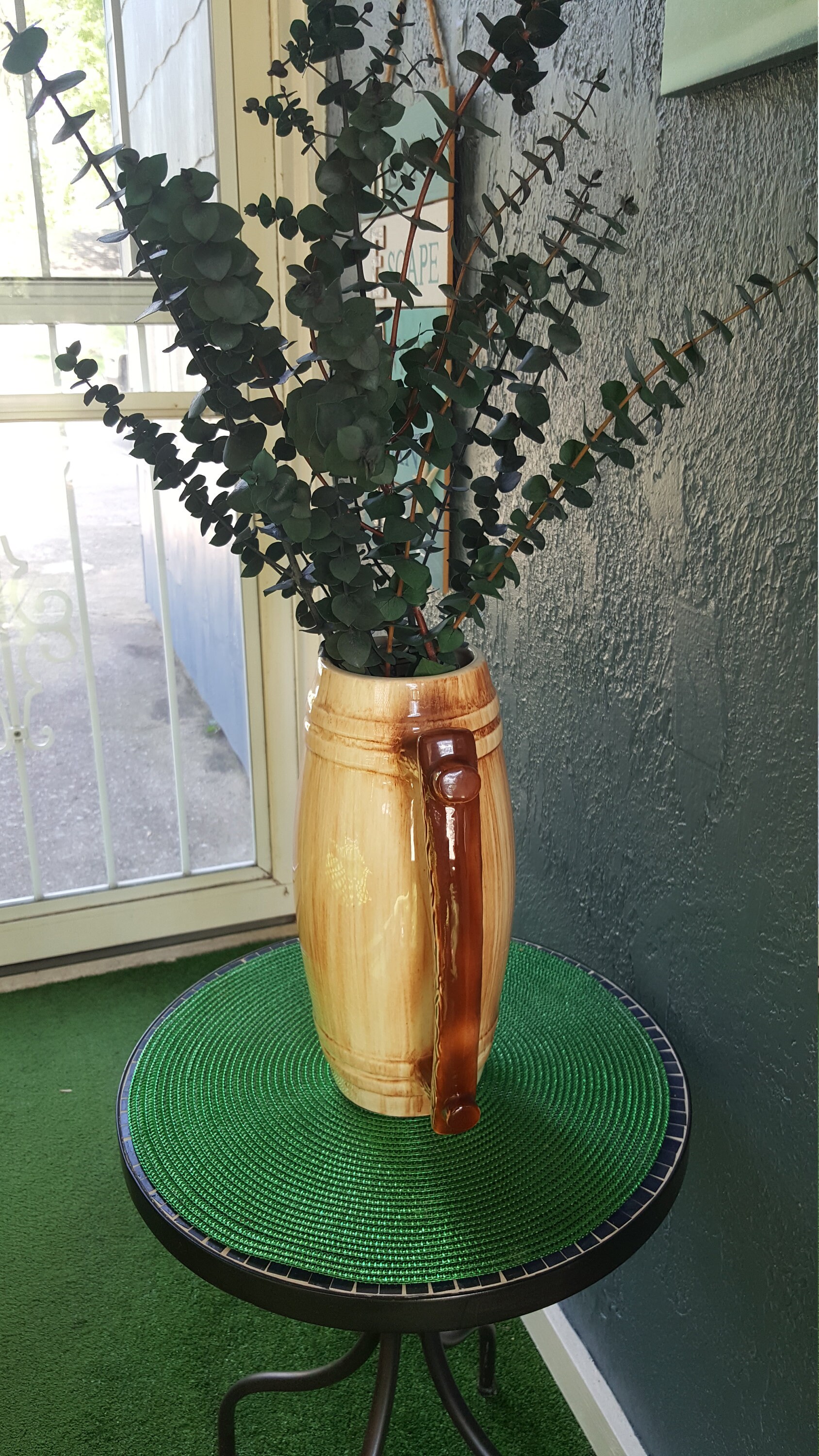 Vintage Ceramic Beer Keg Vase - Etsy