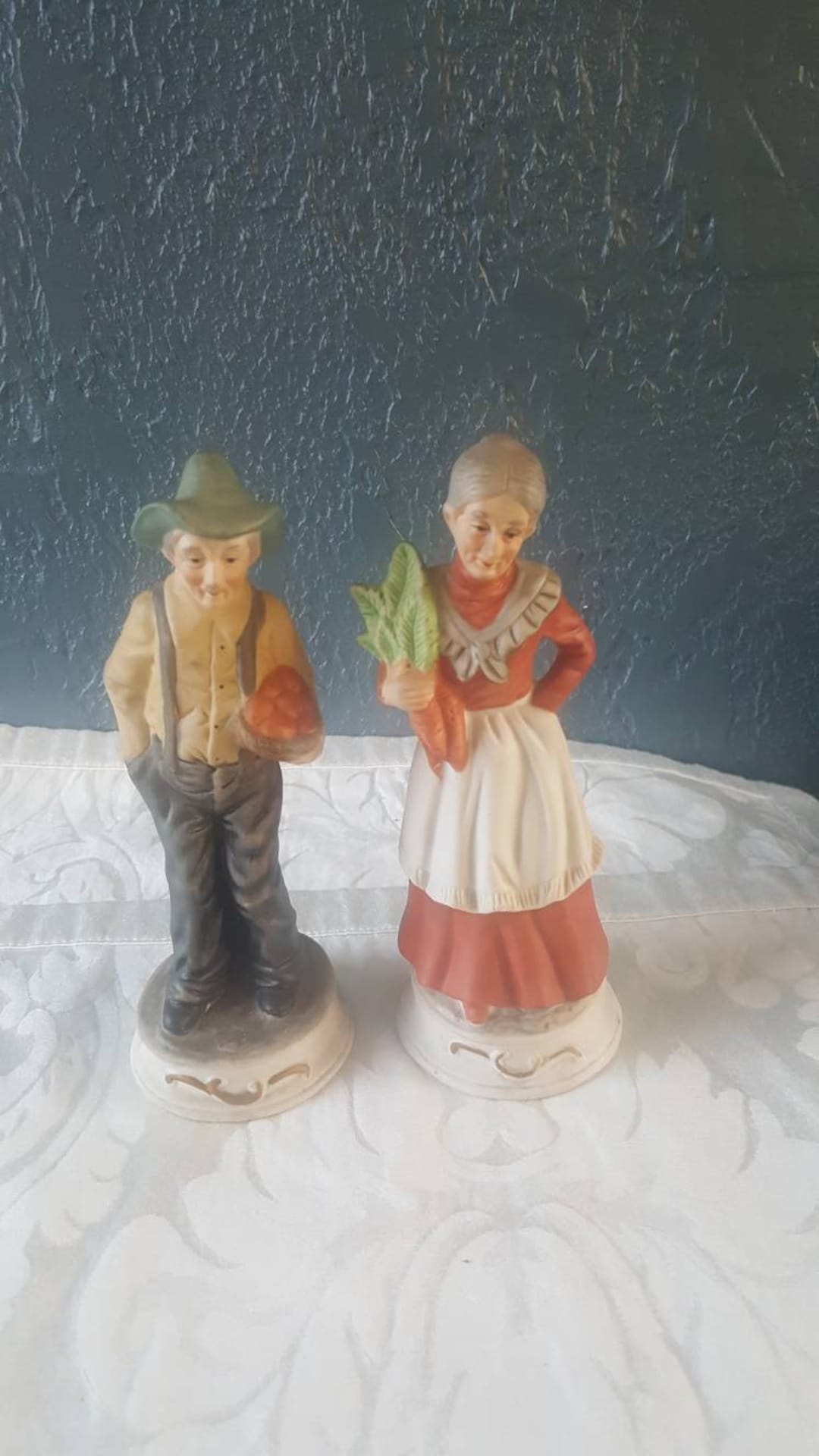 Hardworking Farm Couple Elderly Farm Couple Old Farm Couple Garden ...