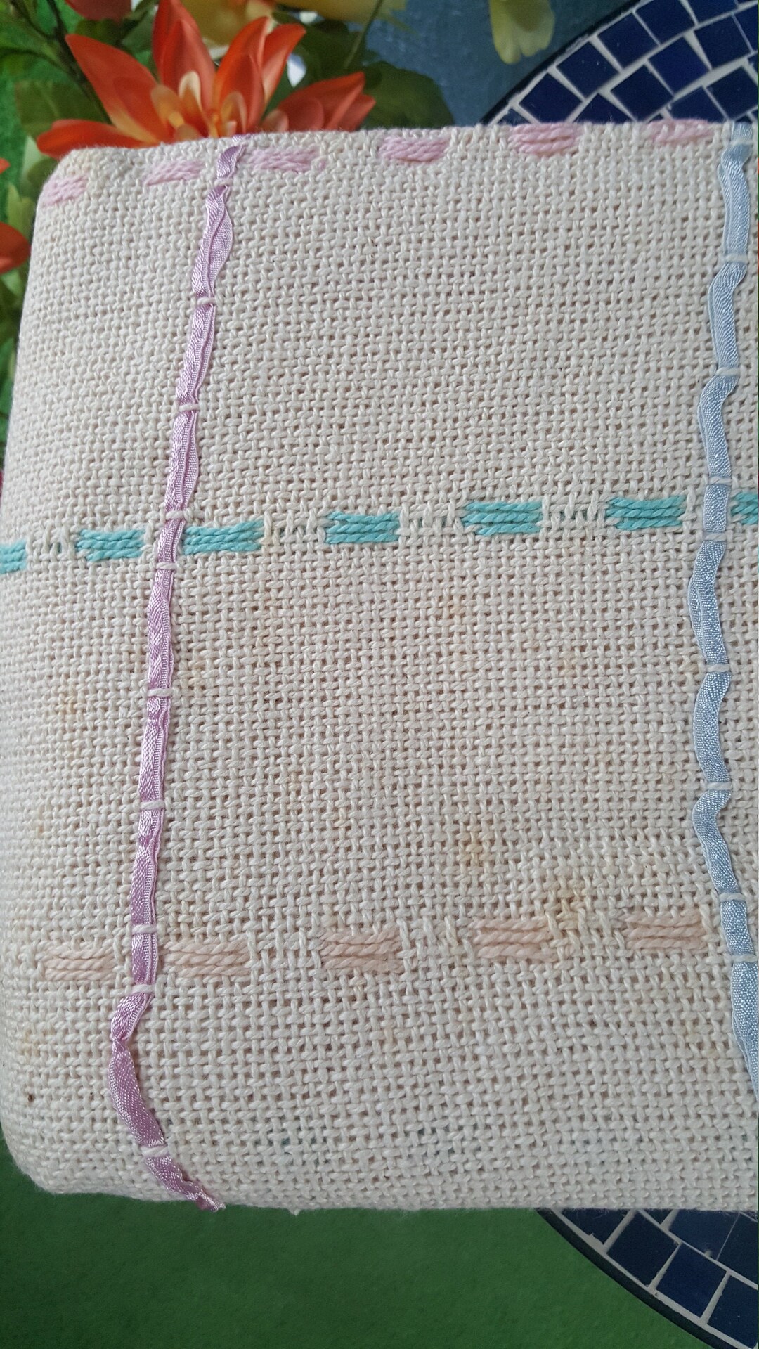 Vintage PARK B. SMITH Lap Shawl 50"x60" Tablecloth Throw Wall Hanging ...