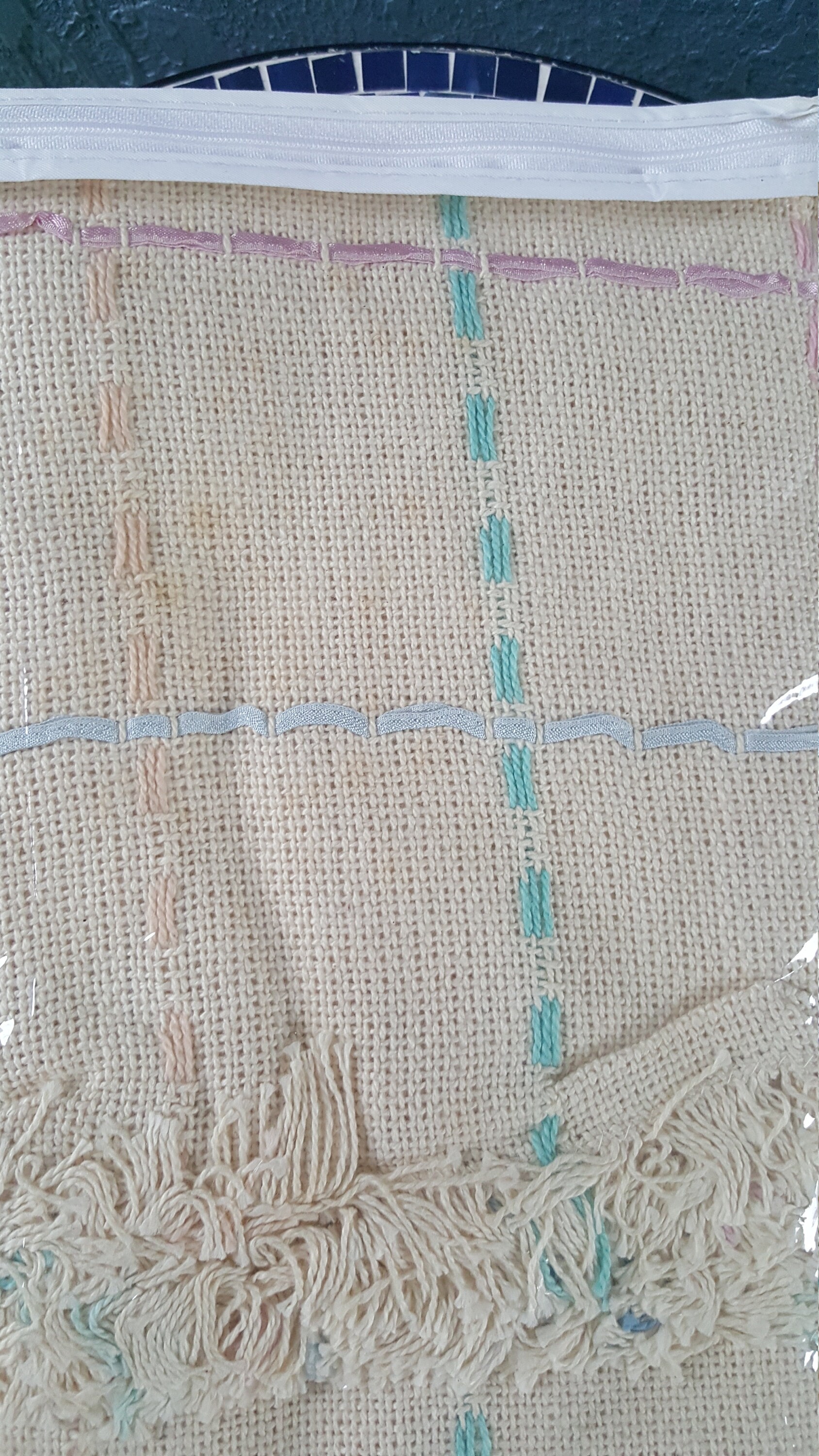 Vintage PARK B. SMITH Lap Shawl 50"x60" Tablecloth Throw Wall Hanging ...