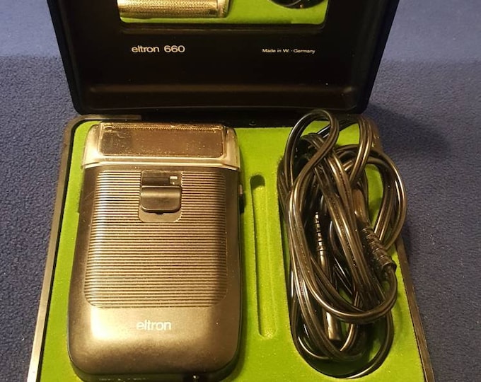 Vintage BRAUN ELTRON 660 Electric Shaver Type:5381 Made in Western ...