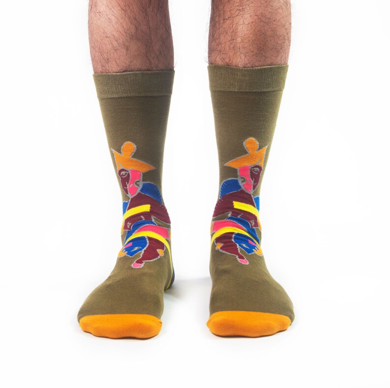 Pride Artsy Socks Funky Socks Designer Socks Colourful - Etsy