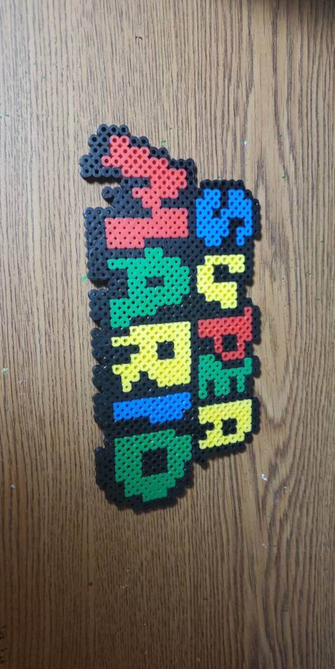 Super Mario Title Perler Bead Sprite - Etsy