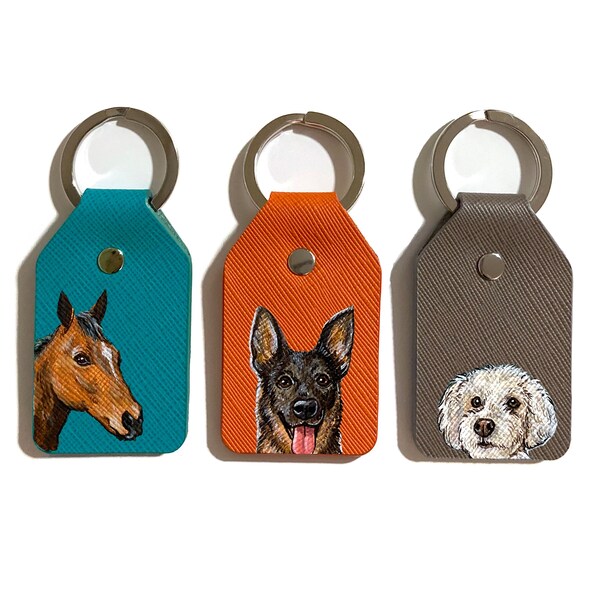 Dog Keychain - Etsy