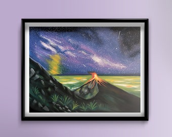 Volcano - Etsy