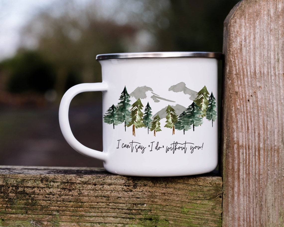 Bridesmaid Proposal Camping Mug Cup Wedding Favor Bride - Etsy