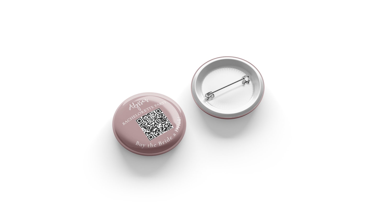 Venmo QR Code Button Bridal Party Bridal Shower Wedding Party - Etsy