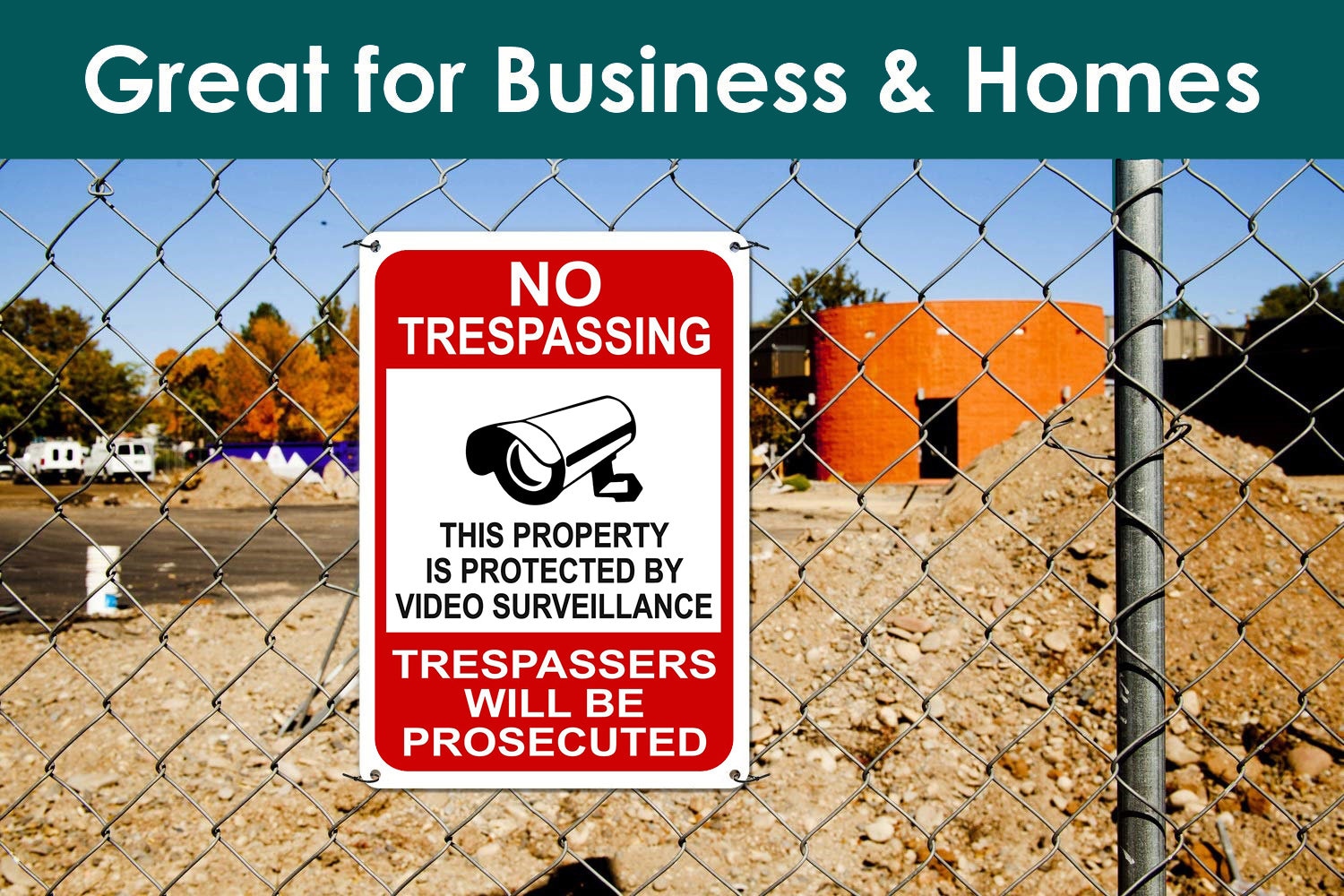 Property Protected by Video Surveillance Warning Camera Sign - Etsy