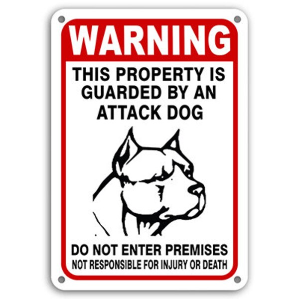 Beware of Dog Sign - Etsy