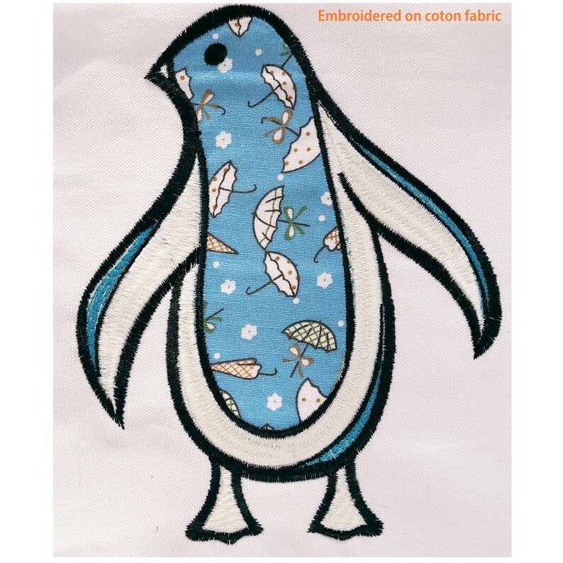 Machine Embroidery Designs - Penguins Applique - Etsy
