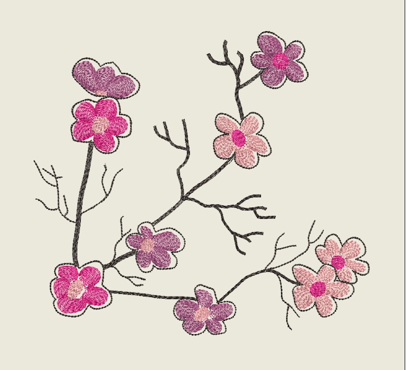 Large Machine Embroidery Design Hand Drawn Namaste Gesture - Etsy