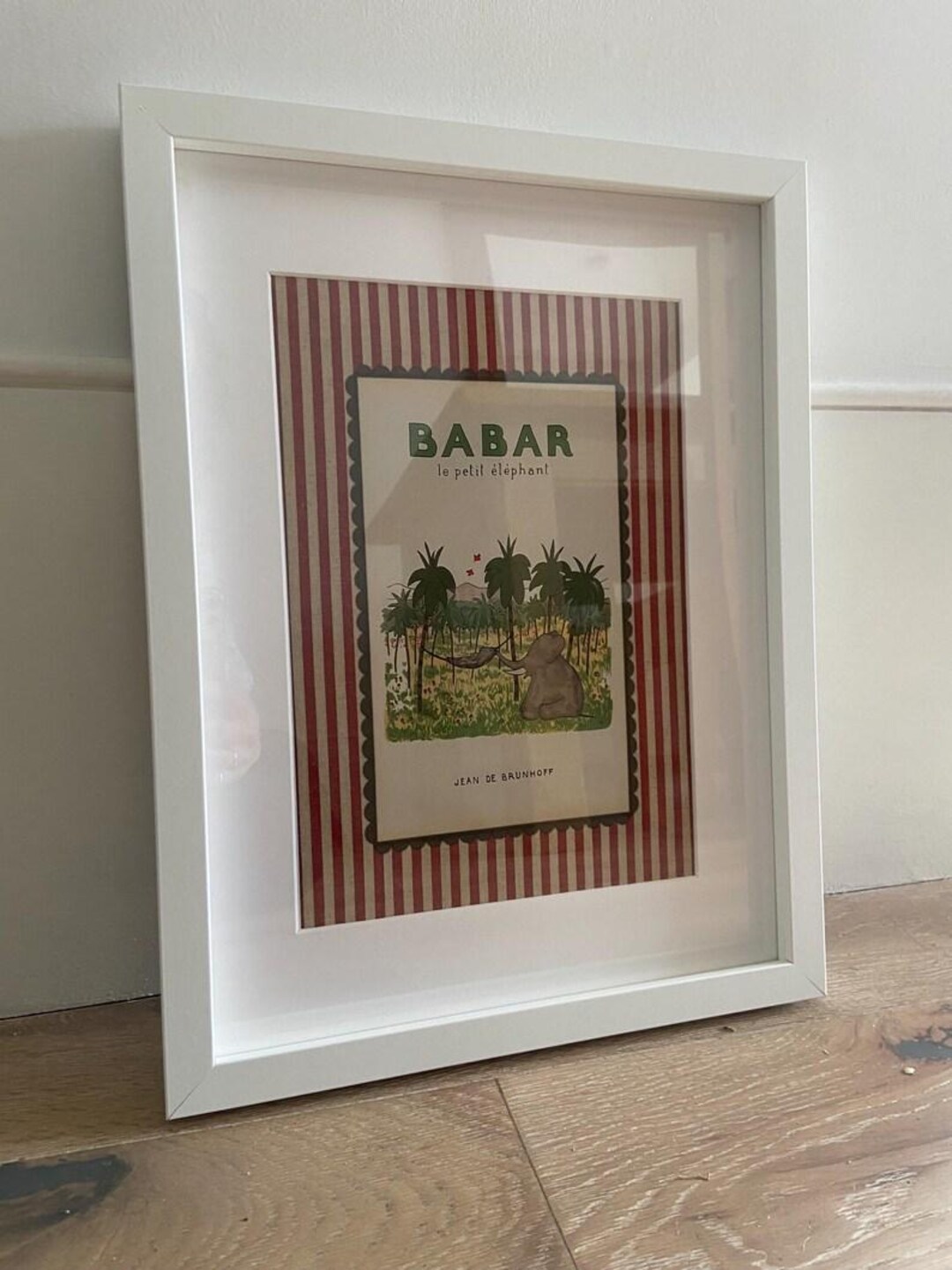 Babar the Elephant Poster/print for Nursery/child Bedroom, Vintage ...