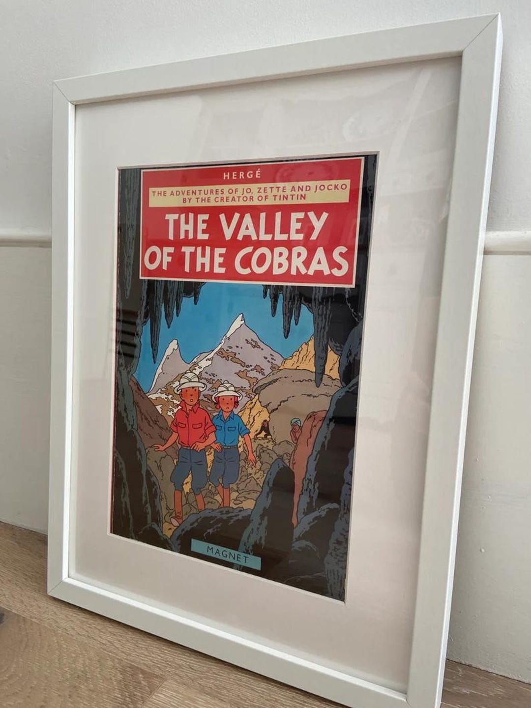 Tintin the Valley of the Cobras Wall Art Framed, Home Decor ...