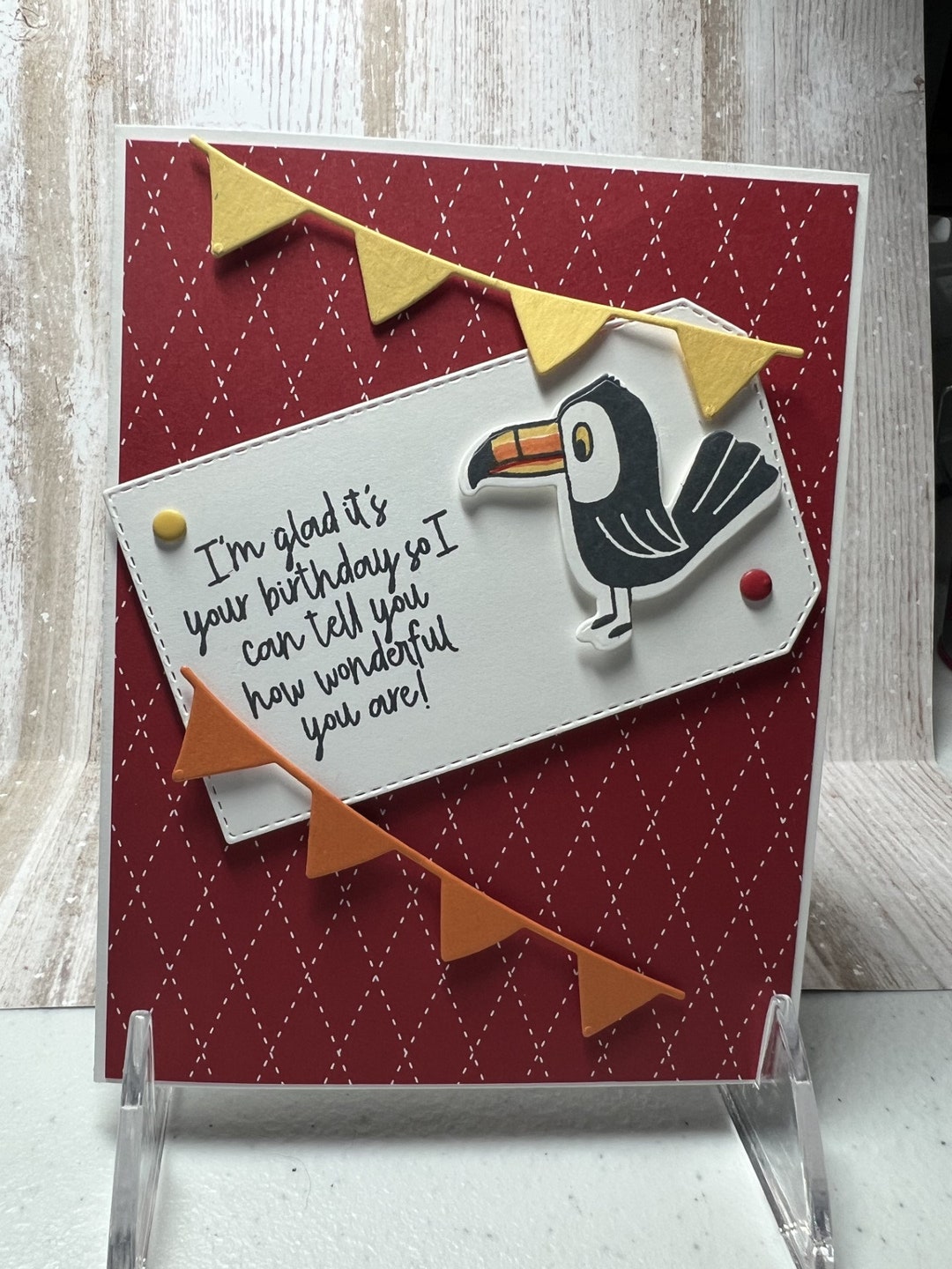 Happy Birthday Toucan - Etsy