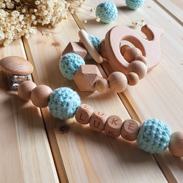 Wood Pacifier Clip - Etsy