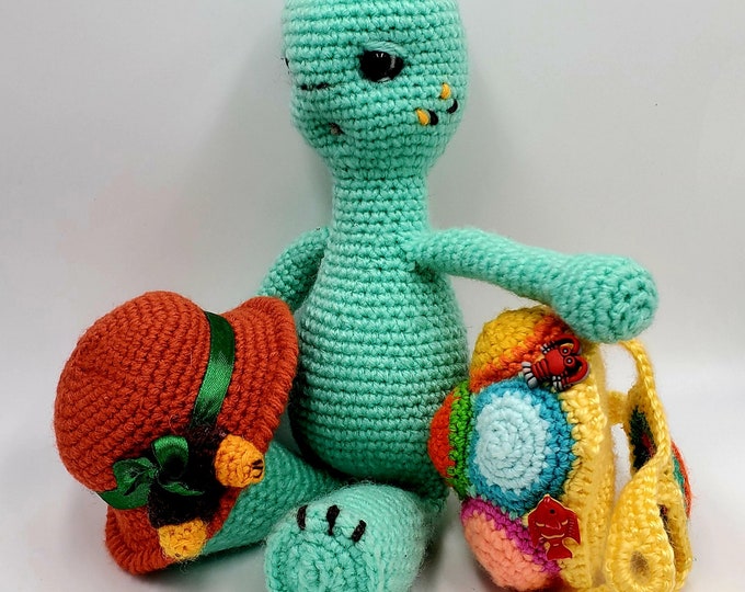 Crochet Turtle Pattern-amigurumi Turtle Pattern-turtle Toy Pattern ...