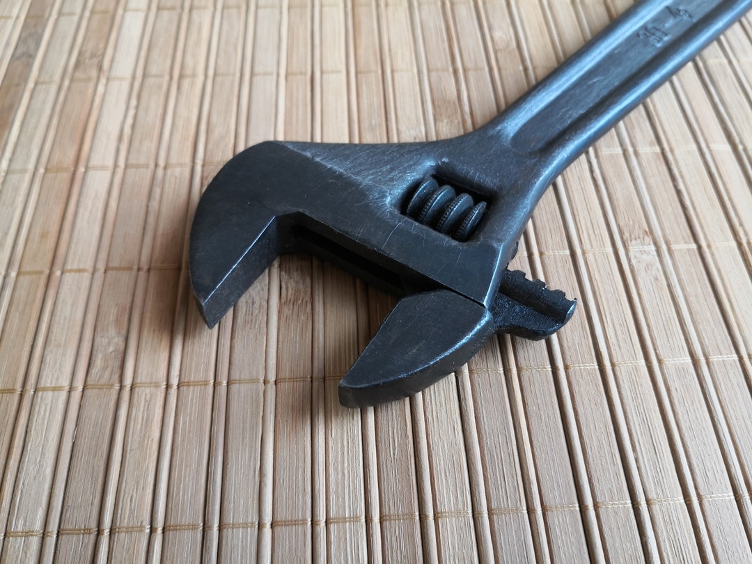 Soviet Old Hand Tool. USSR Adjustable Wrench. Vintage, Soviet ...