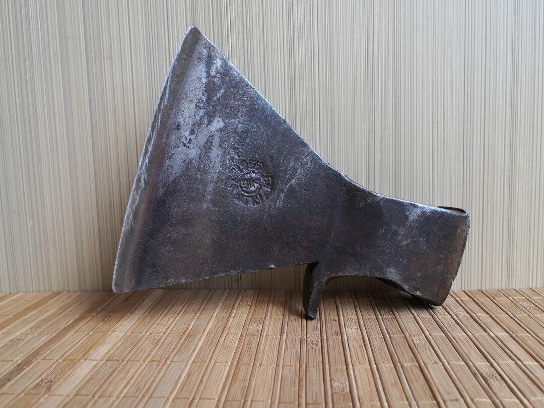 Ax Head 1955 ZIK (ZIK) Vintage Forged Iron Ax. Woodworking Tool ...