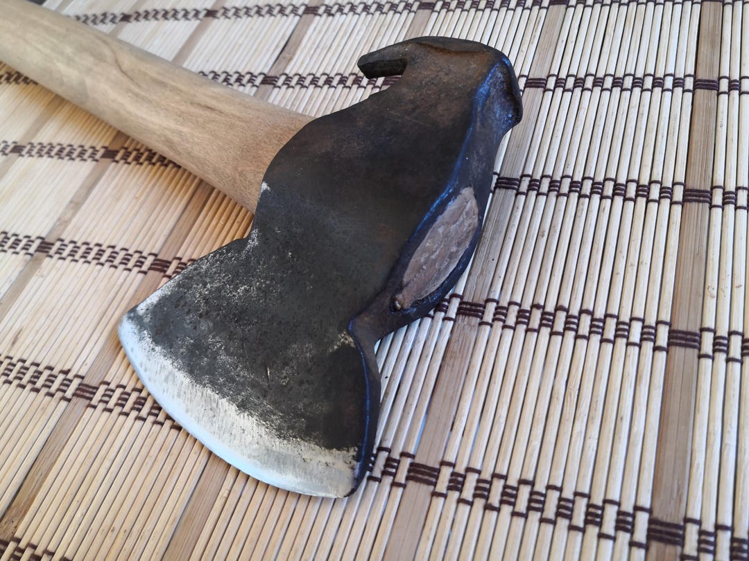 Vintage Forged, Strong Ax-hammer 30-40s an Old, Forged Ax-hammer With a ...