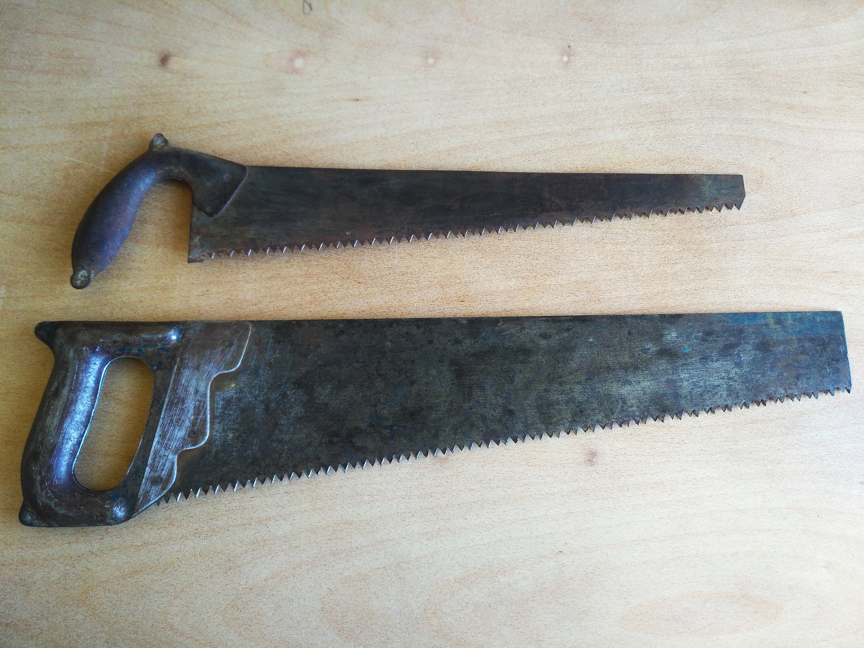 Saws Carpenter tool Wooden hacksaw. Made in USSR 1940-1950s old saws ...
