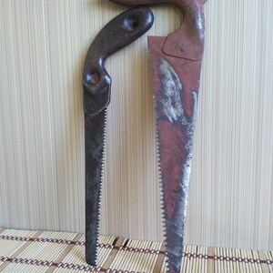 Two Old Hand Saws. Saw. 1930-1950s. Toothed Tool. Carpenter Tool ...