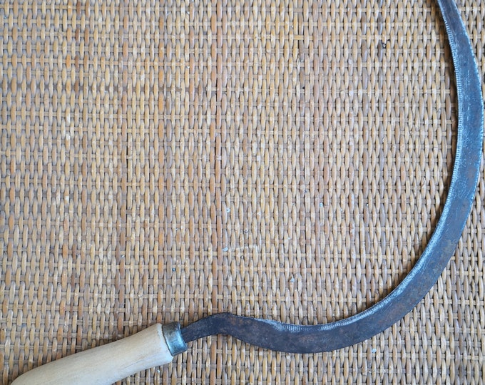 Sickle. Antique Manual, Agricultural Tool. Instrument of Soviet Symbols ...
