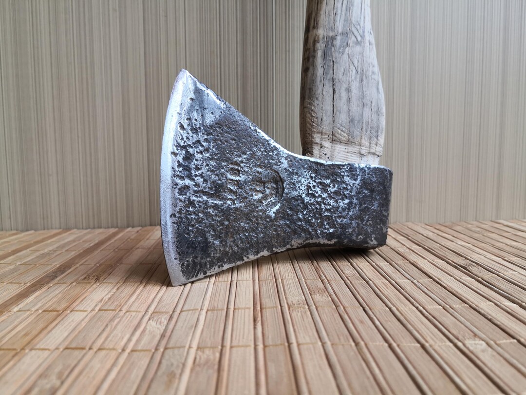 Vintage, Forged, Rusty, Hatchet. Ancient Iron Ax. Old Rusty Ax. Retro ...