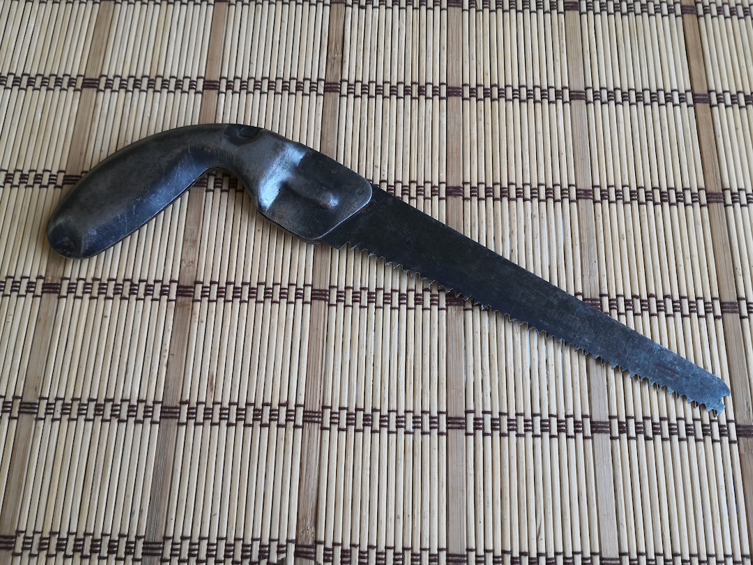 Vintage, Soviet Hand Tools for Cutting Wood. an Old Saw 50s. Hacksaw ...