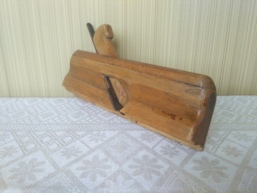 Vintage Wooden Planer, Hand Carpenter Tool, Hand Planer, Wood Planer ...