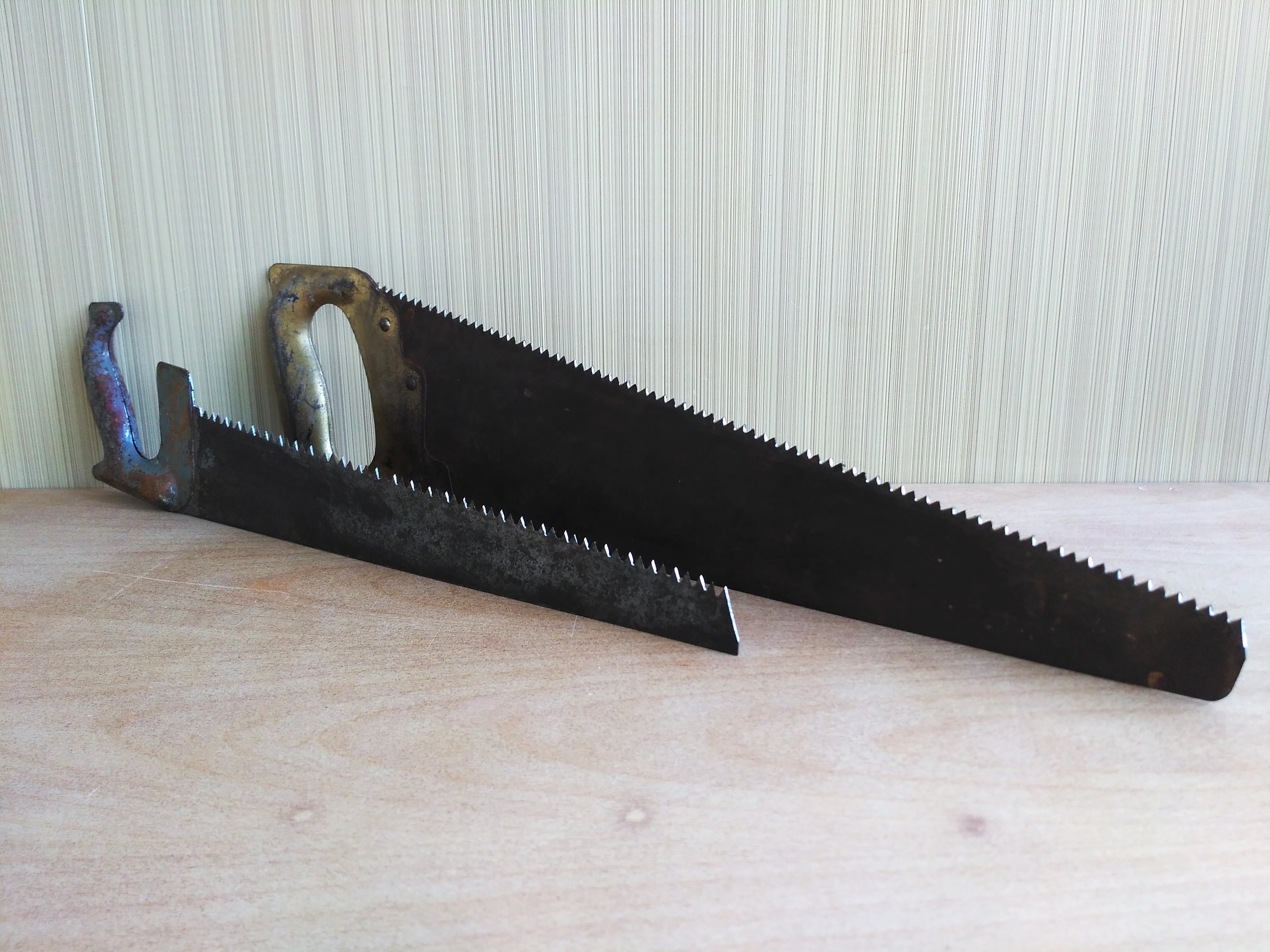 Saws Carpenter tool Wooden hacksaw. Made in USSR 1940-1950s old saws ...