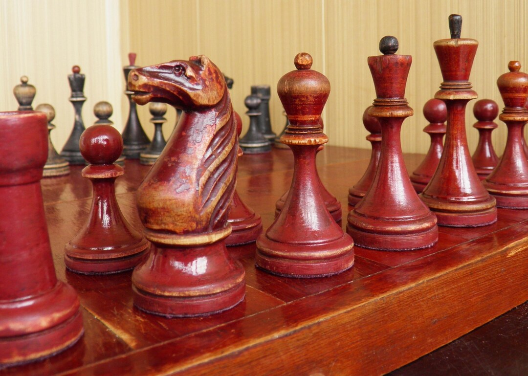 Vintage, Soviet Chess Set botvinnik-flohr Ll Produced by Artel ...