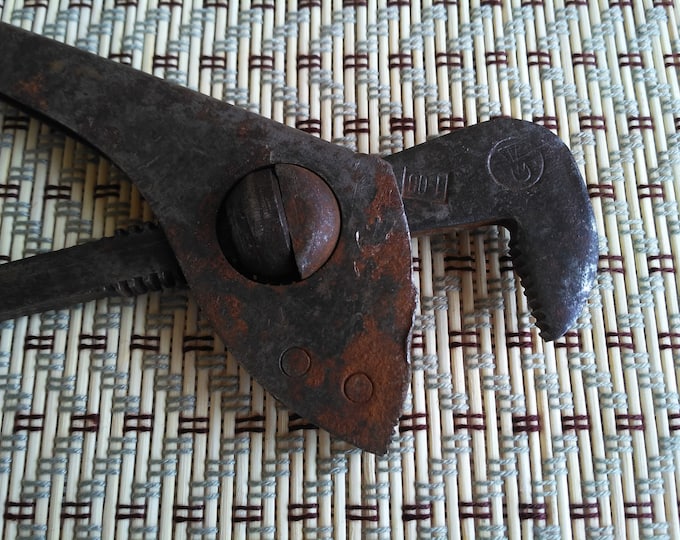 Vintage Clamping Spanner. Adjustable Spanner, Key. Old 50-60s Universal ...