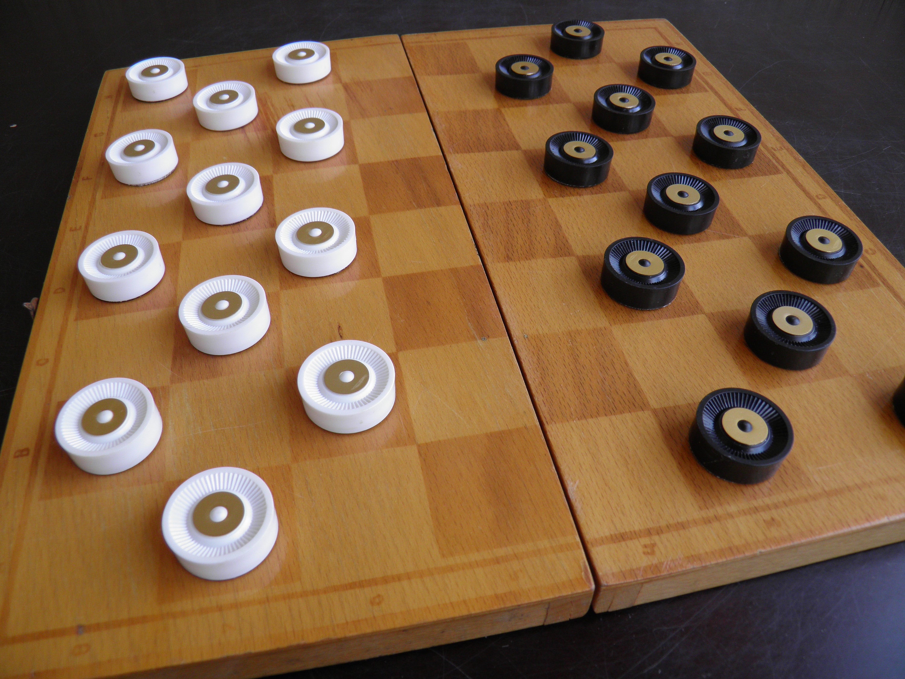 Checkers. Vintage Soviet Checkers in Good Condition. Old Soviet ...