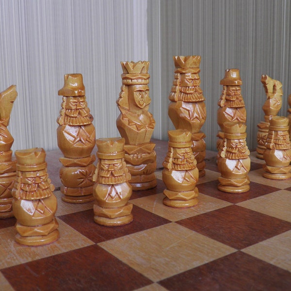 African Chess Set - Etsy
