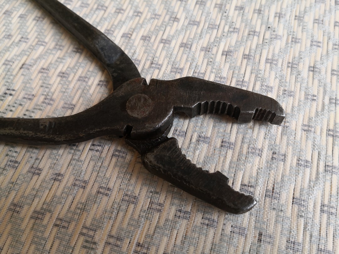Soviet Tools 60s Iron Ticks. Blacksmith Pliers. Vintage Rusty Iron ...