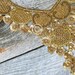 Gold Neckline Neck Patches Applique With Sleeves Decorative Patch ...