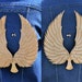 Gold Angle Wings Handcrafted Beaded Patches Beaded Embroidered - Etsy