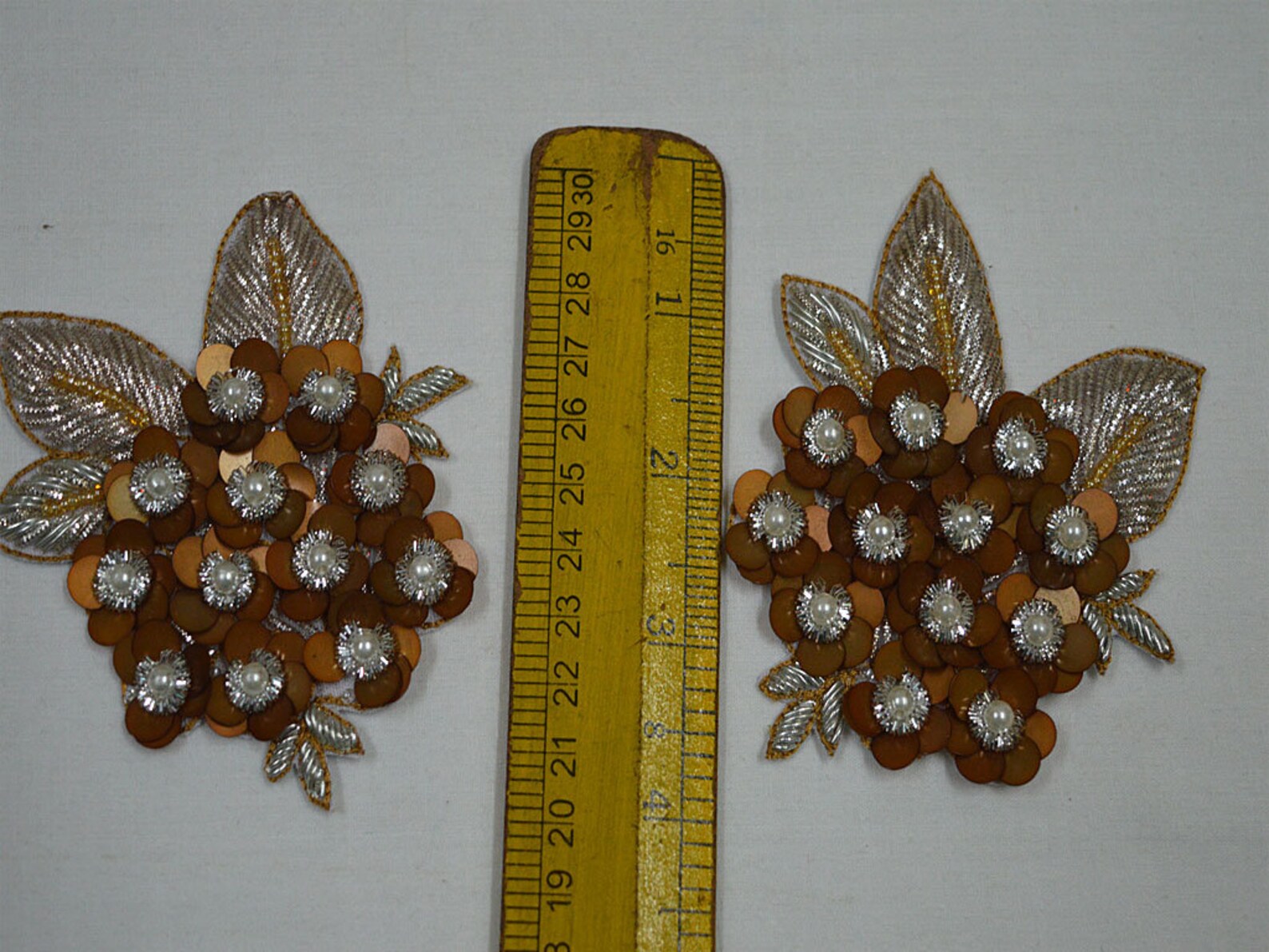 Buy 2 Piece Indian Patches Decorative Silver Indian Patches Online in ...