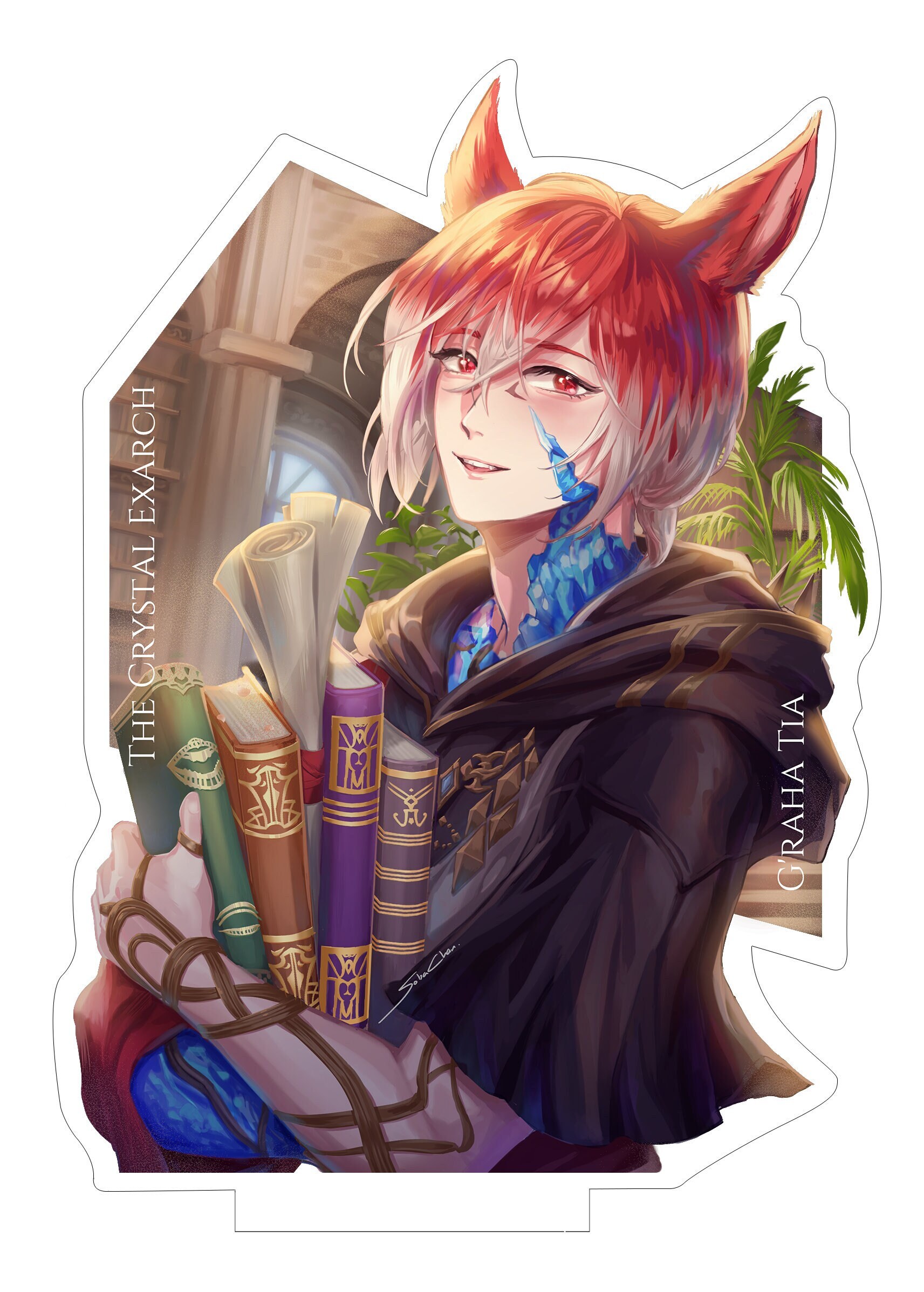 G'raha Tia Standee FFXIV Fan-made Merchandise late APR - Etsy Australia