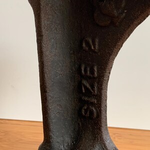 Antique Cast Iron Cobblers Shoe Form SWAIN Size 2 - Etsy UK